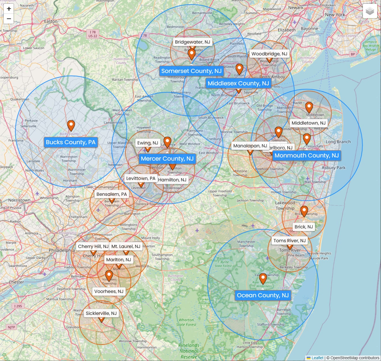 Our Service Area | Fortified Roofing - Roofing Contractor